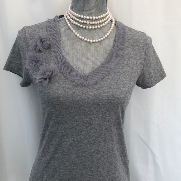 Lord & Taylor | Tops | Lord Taylor Heather Gray Tshirt Small | Poshmark